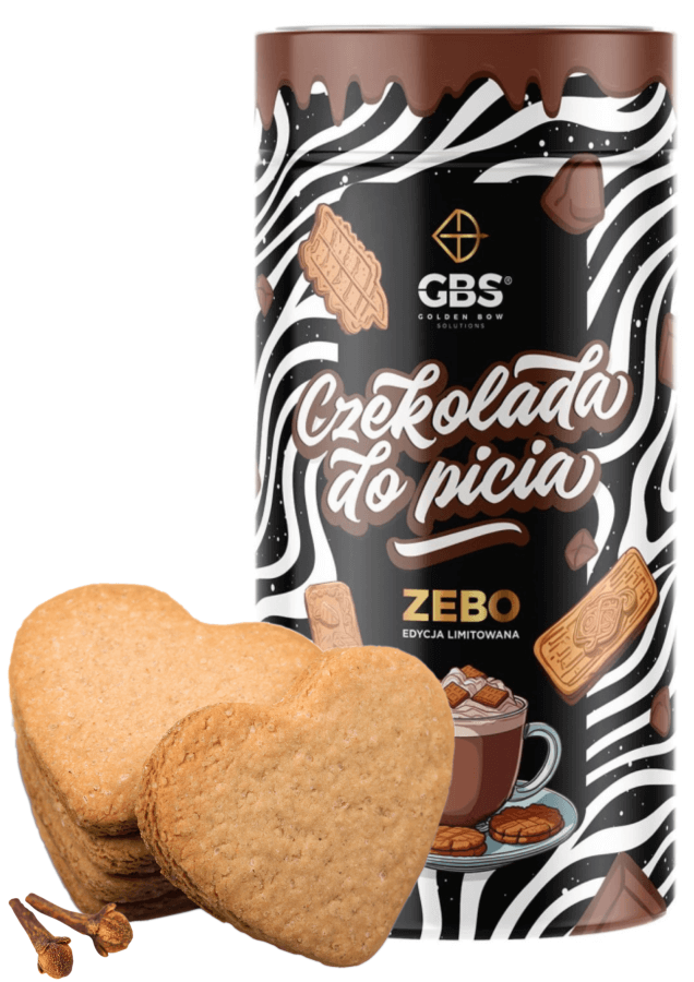 Czekolada do picia GBS BY ZEBO [250g], smak: CIASTECZKA KORZENNE ...
